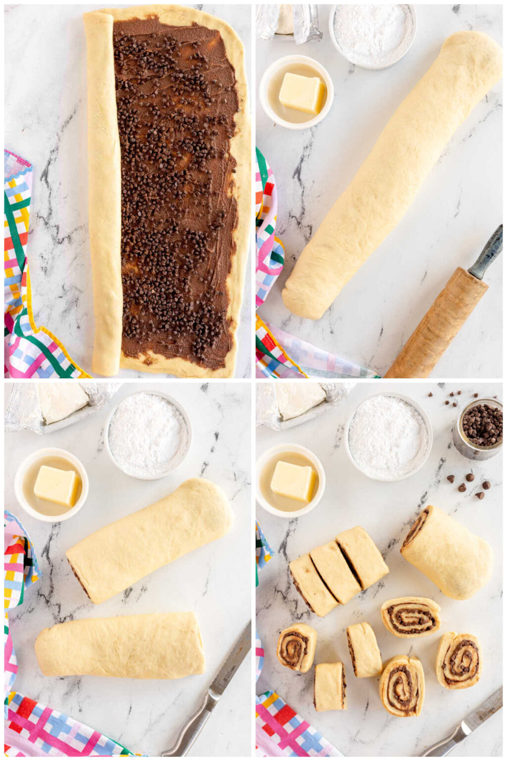 Soft and Fluffy Chocolate Rolls - Play Party Plan