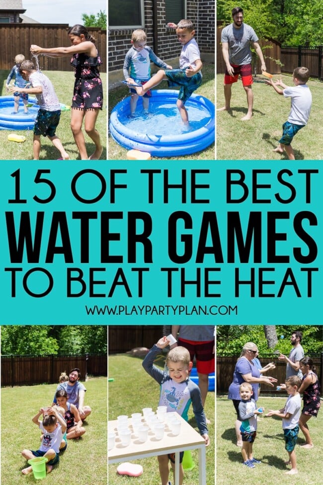 15 Best Water Games for Kids and Adults - Play Party Plan