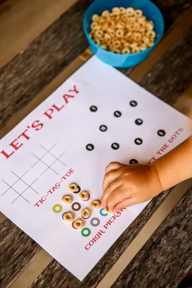 Free Printable Activitiy Placemats for Kids - Play Party Plan