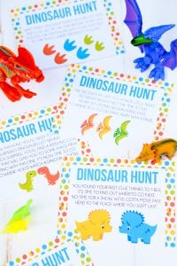 Printable Dinosaur Party Game and Scavenger Hunt - Play Party Plan