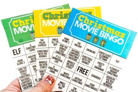 Free Printable Holiday Movie Christmas Bingo Cards - Play.Party.Plan