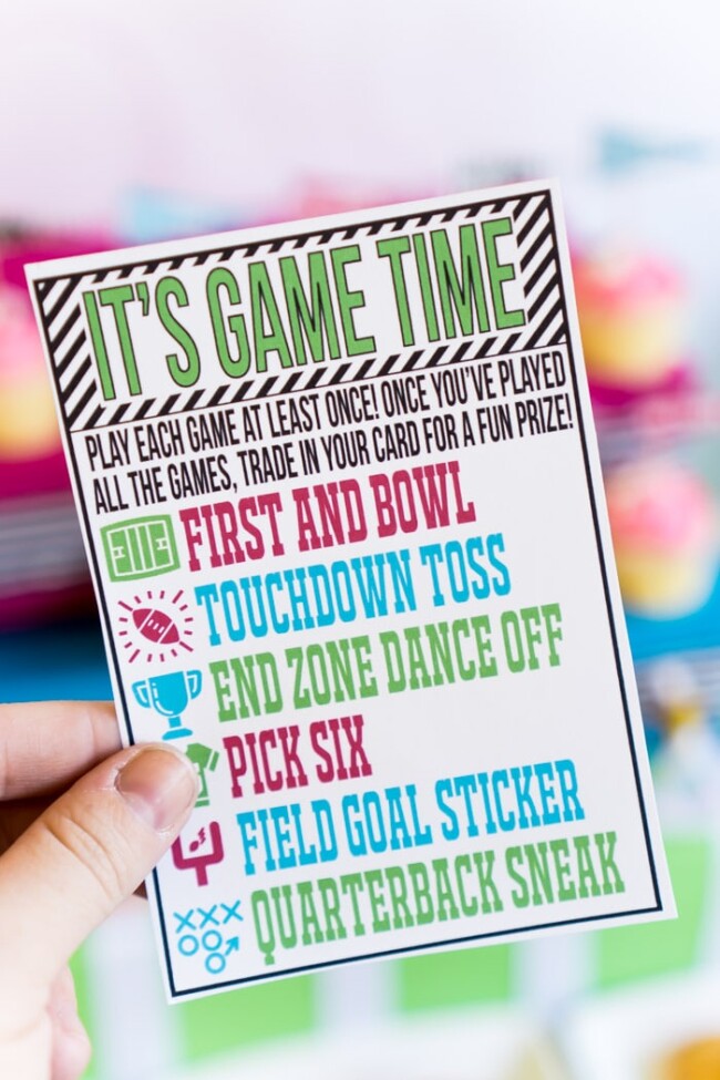 Football Party Games for Kids and Other Touchdown Worthy Party Ideas