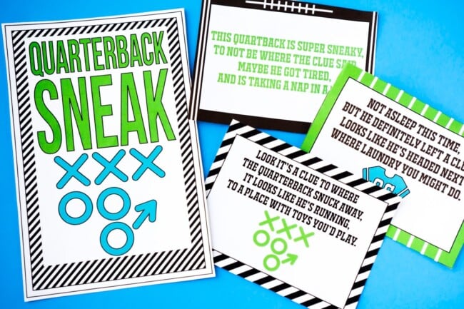 Free Printable Football Scavenger Hunt for Kids - Play Party Plan