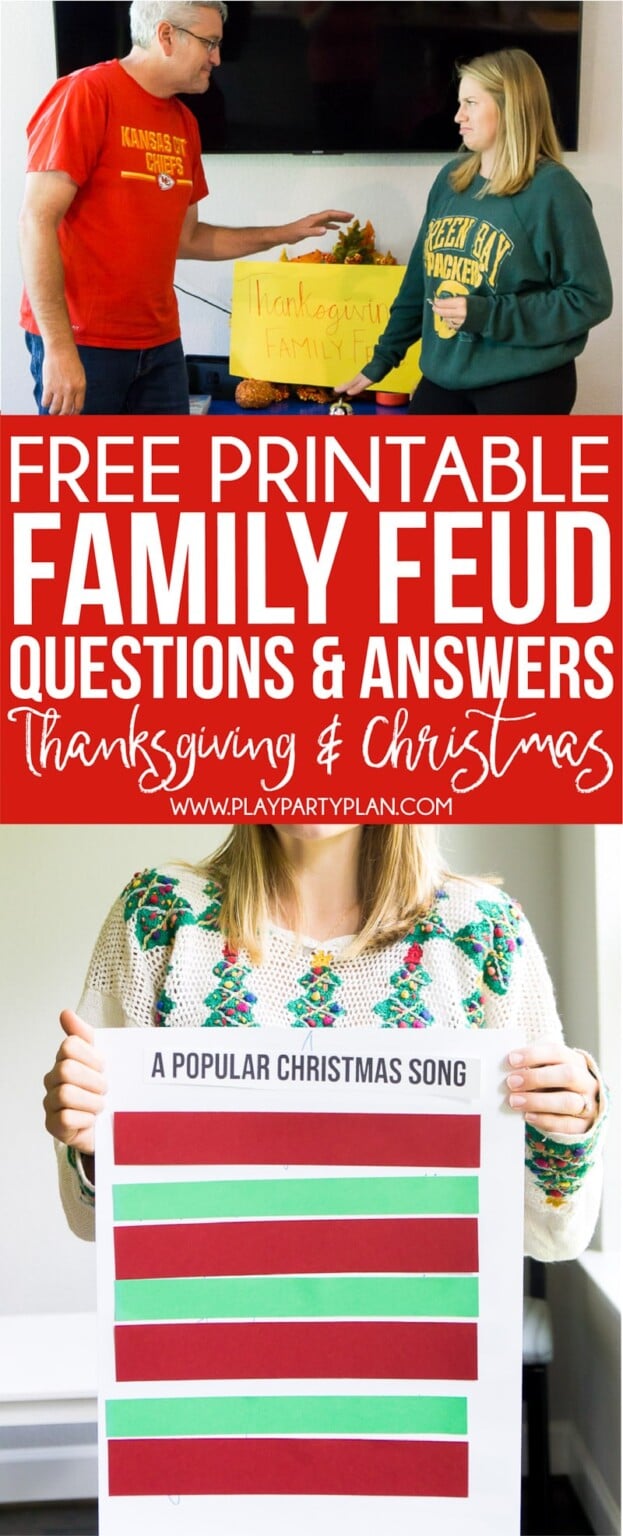Free Christmas Family Feud Questions and Answers - Play Party Plan
