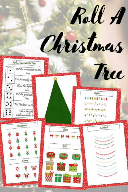 Free Printable Roll A Christmas Tree Dice Game - Play Party Plan