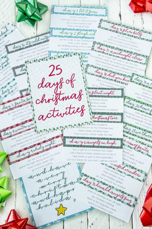 100 Fun Christmas Activities for All Ages {Free Printable!} - Play ...