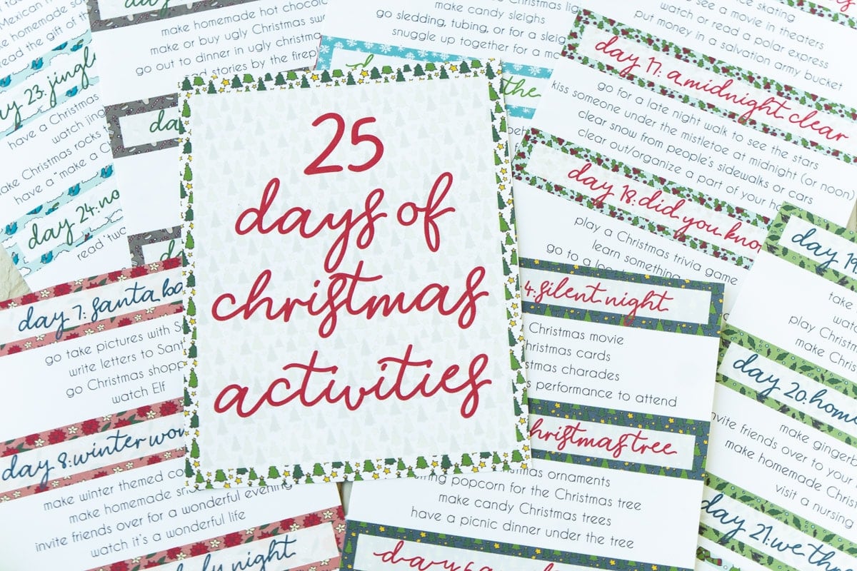 100 Fun Christmas Activities for All Ages {Free Printable!} - Play ...