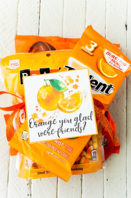 Orange You Glad Free Printable Gift Tags - Play Party Plan
