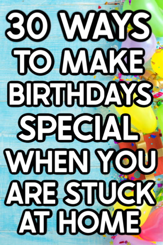 30 Birthday Party Ideas at Home - Play Party Plan