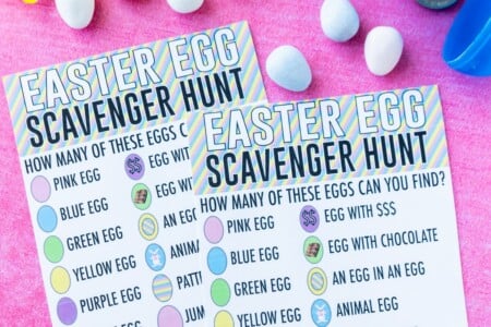 Easter Egg Scavenger Hunt {Free Printable!} - Play Party Plan