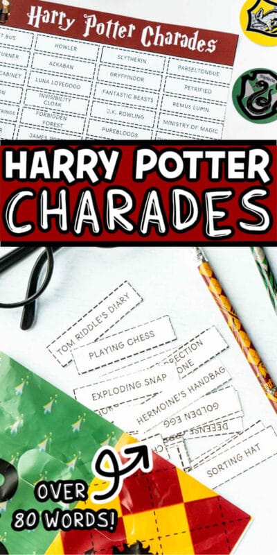 Harry Potter Charades Words {Free Printable!} - Play Party Plan