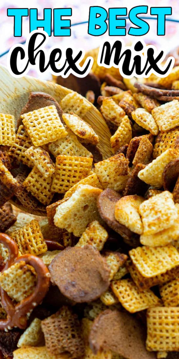 The Best Homemade Chex Mix Recipe (Oven Baked) - Play Party Plan