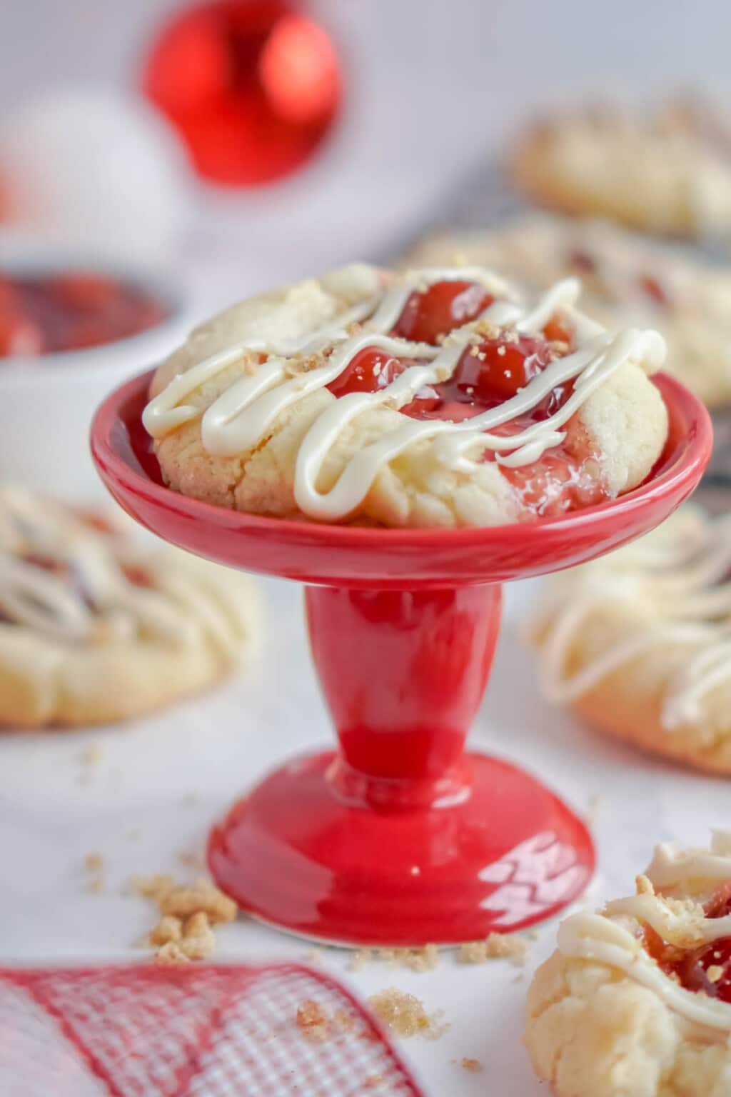 Easy Cherry Cheesecake Cookies - Play Party Plan