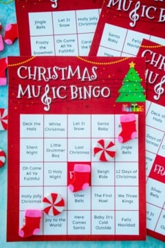 Free Printable Christmas Music Bingo Cards - Play Party Plan
