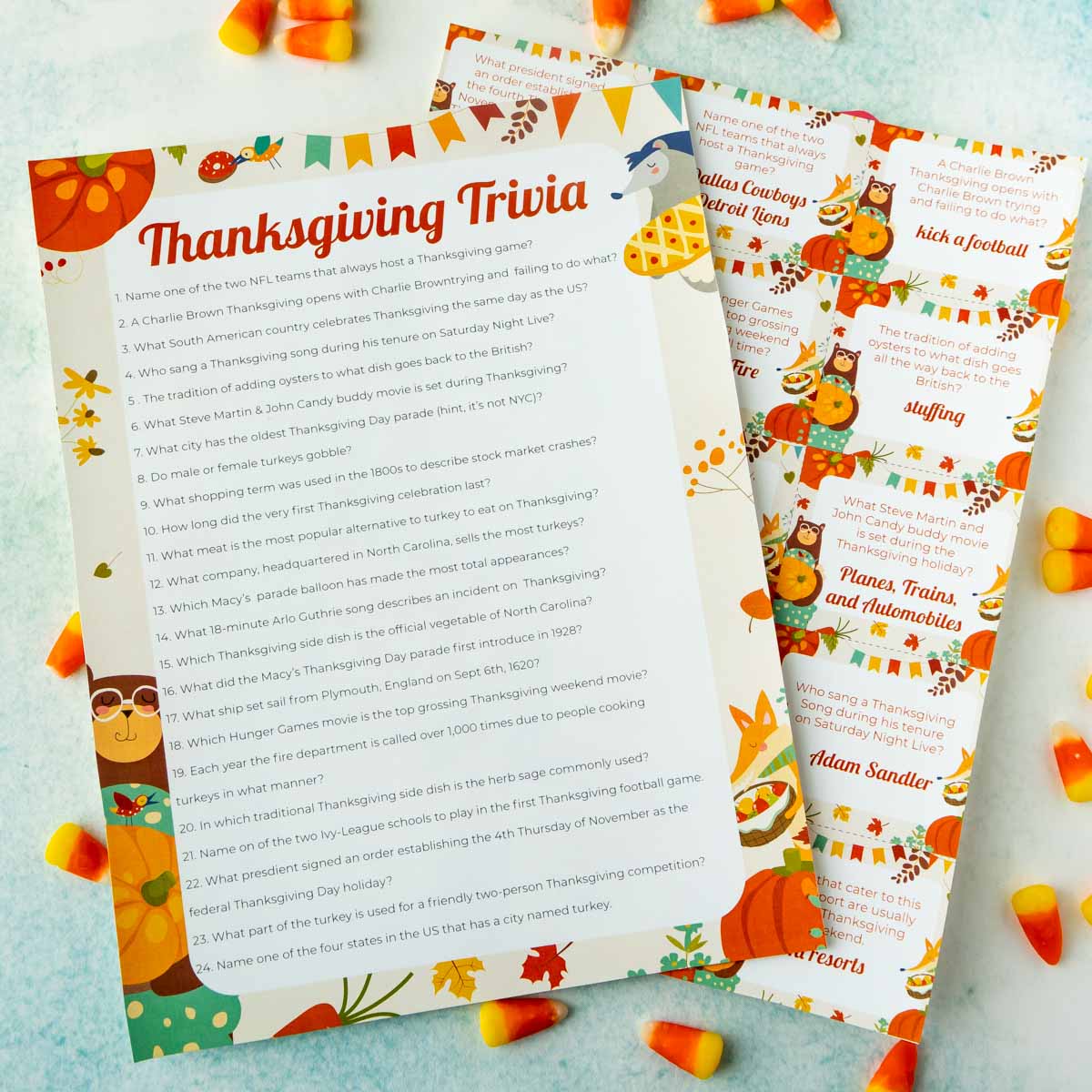 Thanksgiving Danger Words Game Free Cards Play Party Plan Thanksgiving Danger Words Game Free Cards Play Party Plan