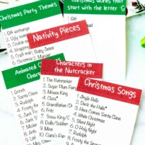 Free Printable Christmas Danger Words Game - Play Party Plan
