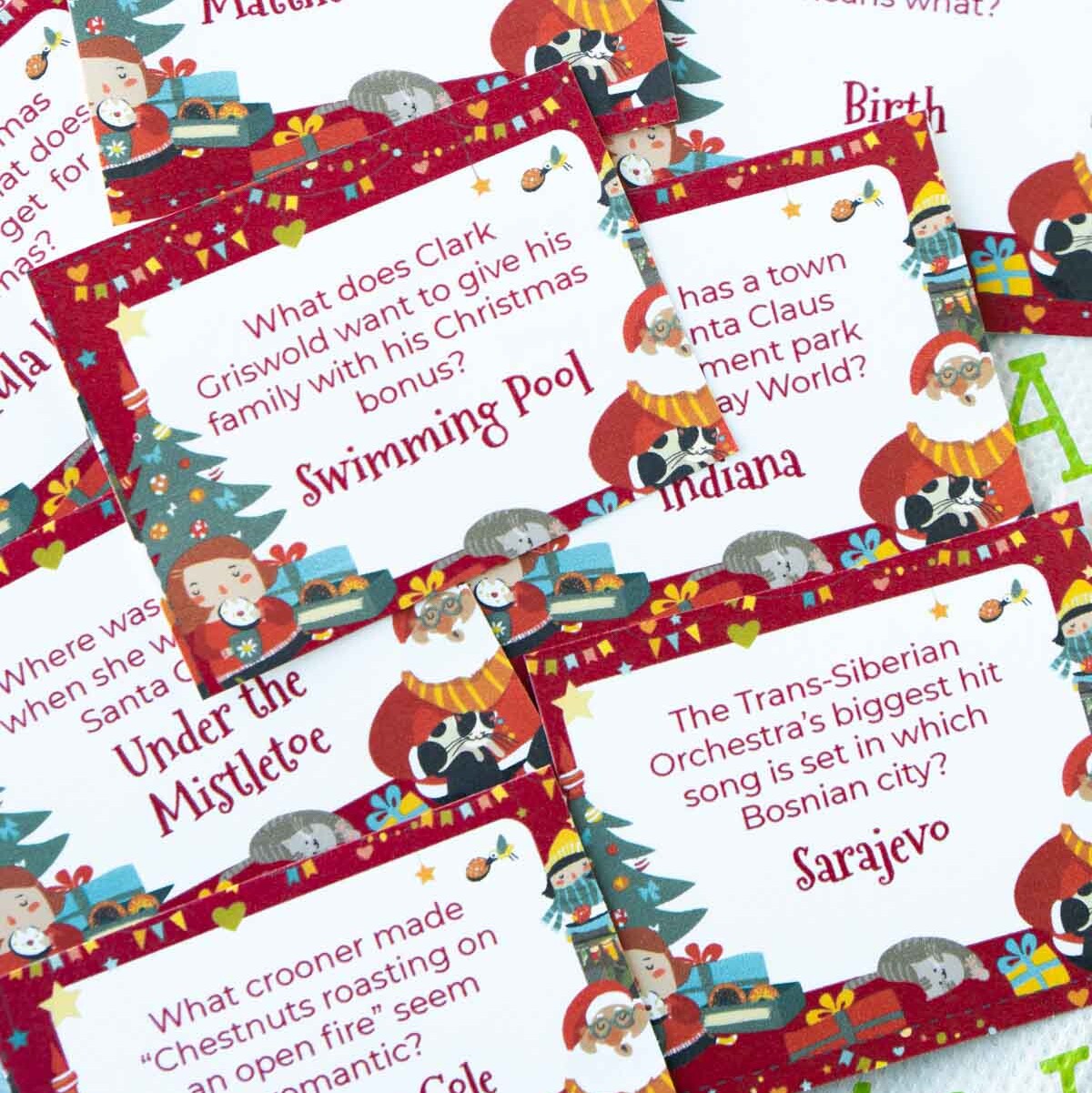 Free Printable Christmas Danger Words Game Play Party Plan Free Printable Christmas Danger Words Game Play Party Plan