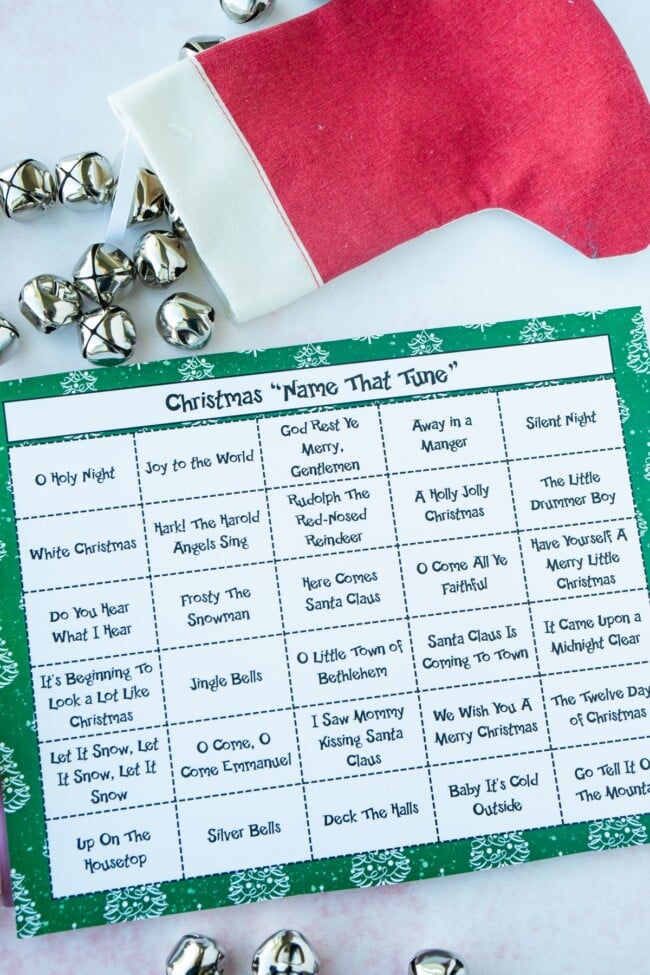 3 Christmas Name That Tune Games {Free Printable} - Play Party Plan