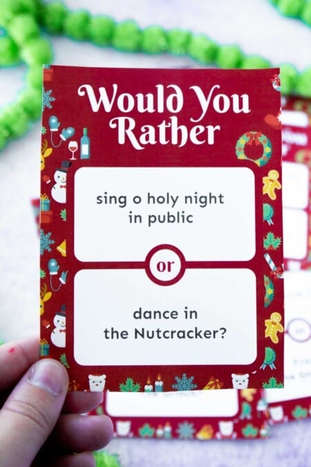 75 Christmas Would You Rather Questions & Game - Play Party Plan