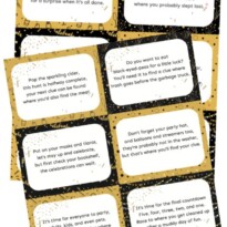 Free Printable New Year's Eve Danger Words Game - Play Party Plan