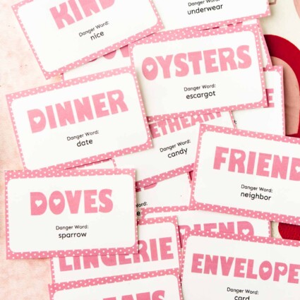 Romantic Comedy Two Truths and a Lie {Free Printable} - Play Party Plan