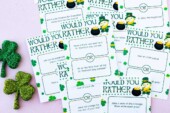 St. Patricks Day Would You Rather Questions - Play Party Plan