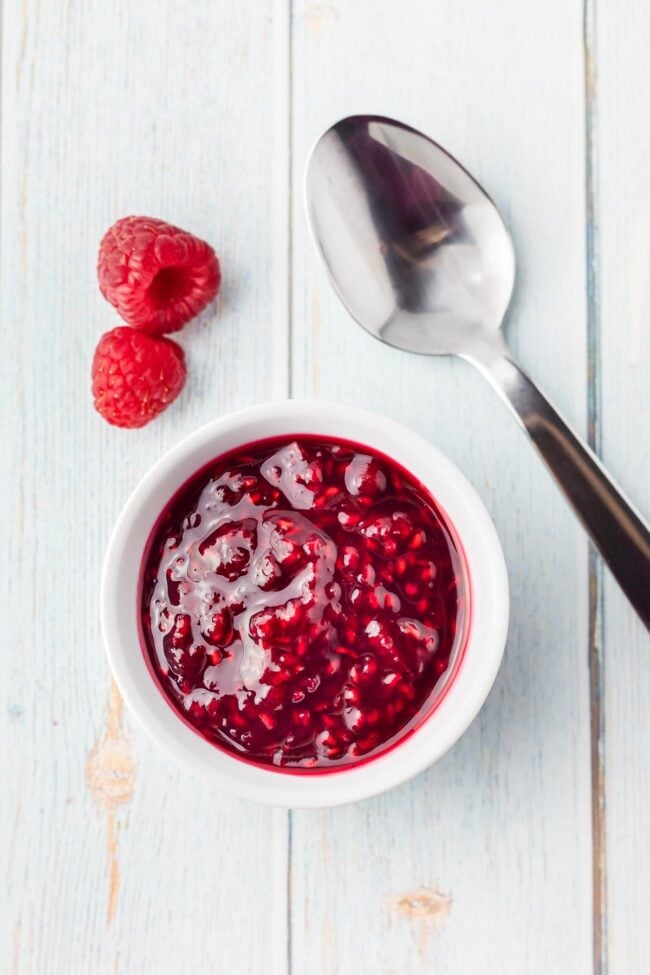 A Super Easy and Delicious Homemade Raspberry Sauce