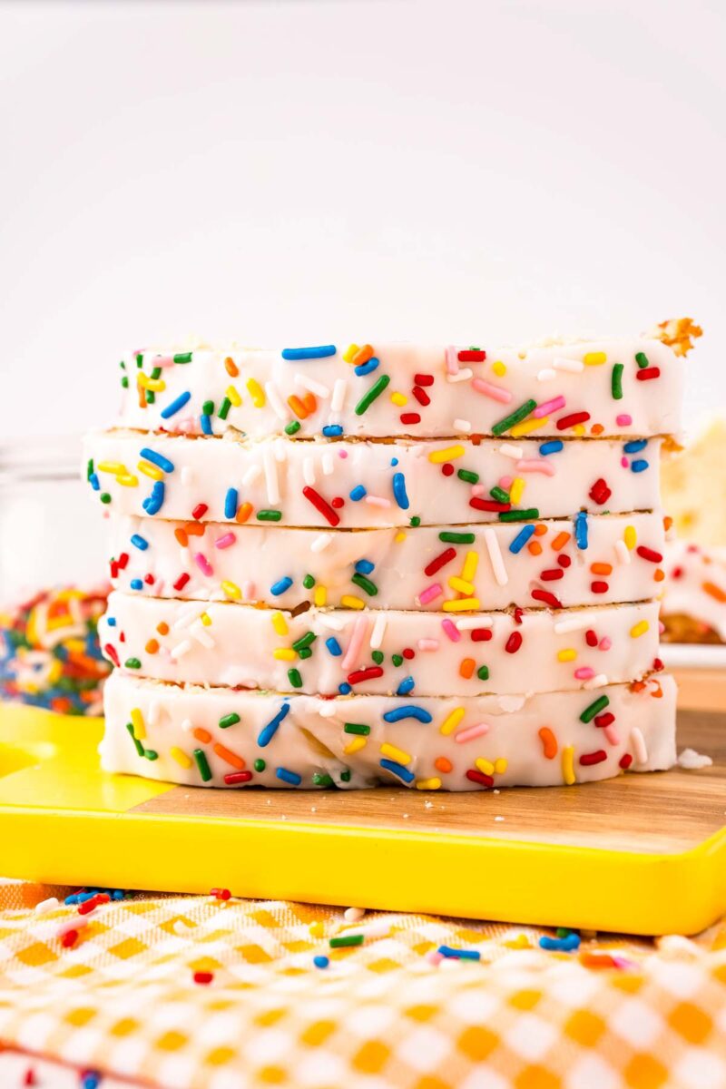 Easy Ice Cream Bread Recipe with Sprinkles - Play Party Plan