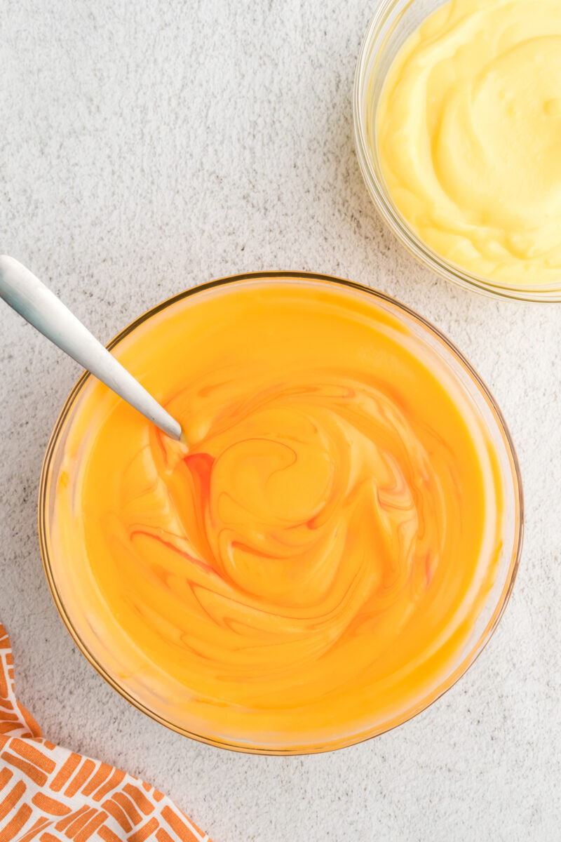 Candy Corn Layered Pudding Dessert Cups - Play Party Plan