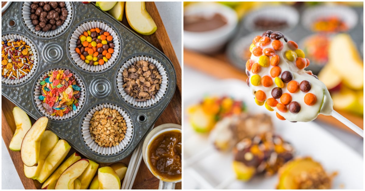 DIY Caramel Apple Bar and Toppings Ideas - Play Party Plan