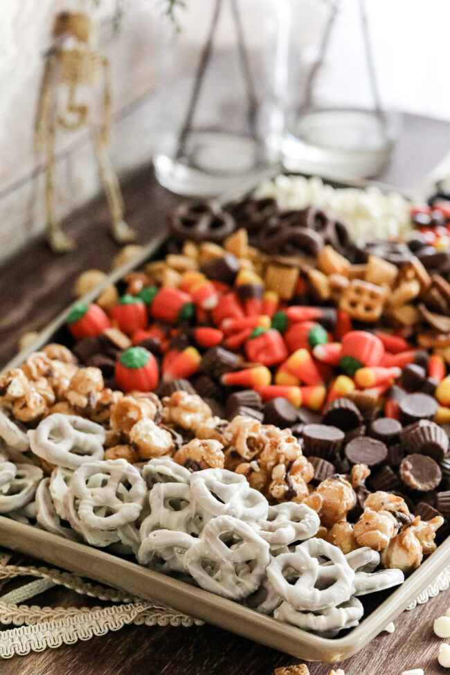 Easy Sweet and Salty Fall Snack Mix with Chex - Play Party Plan