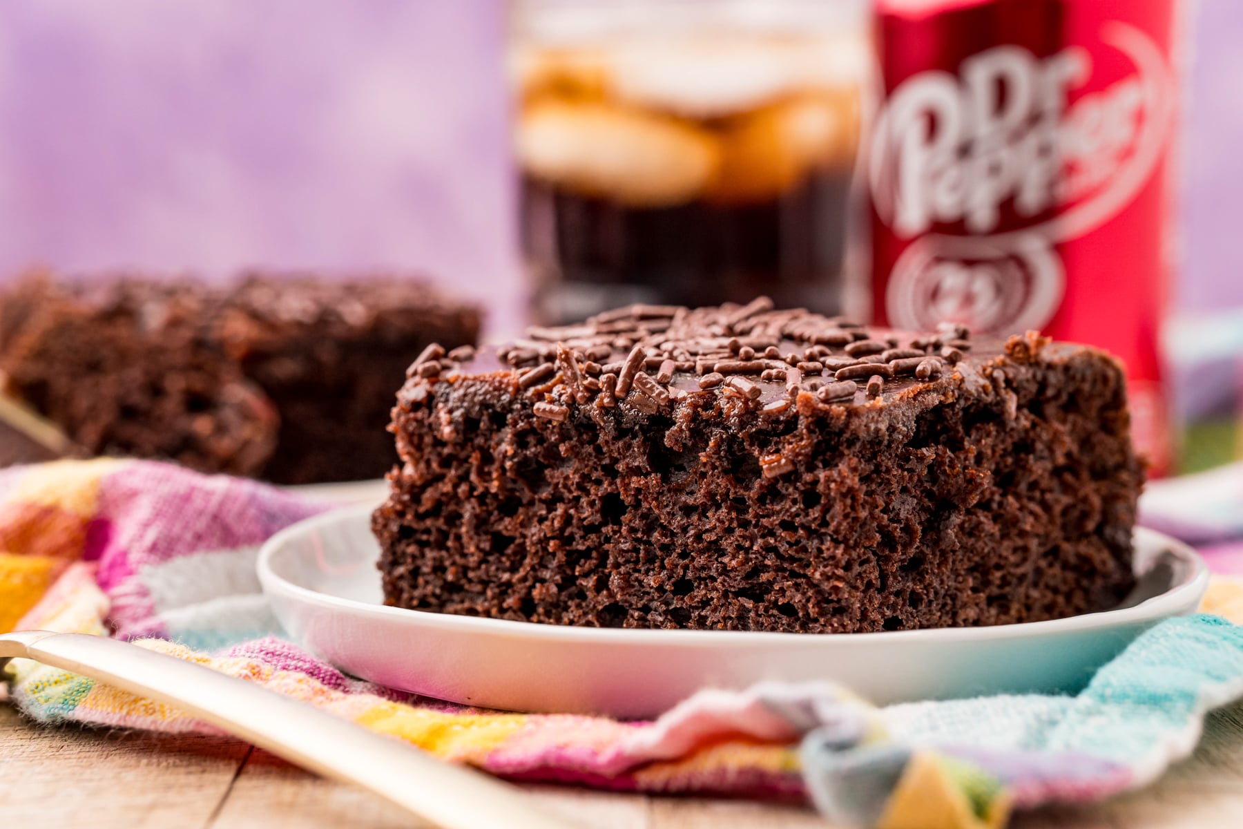 Easy Chocolate Dr Pepper Cake - Play Party Plan