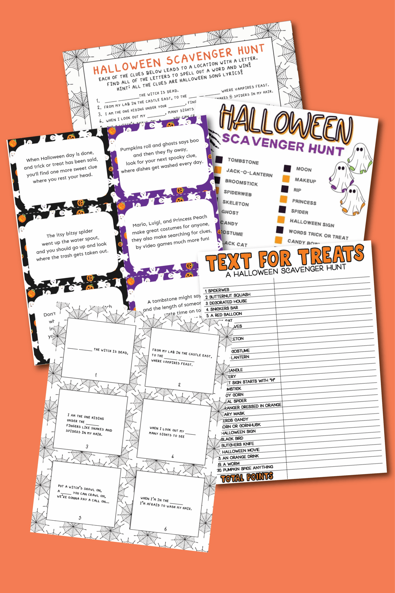 5 Fun Halloween Treasure Hunt Ideas (with Free Printables)