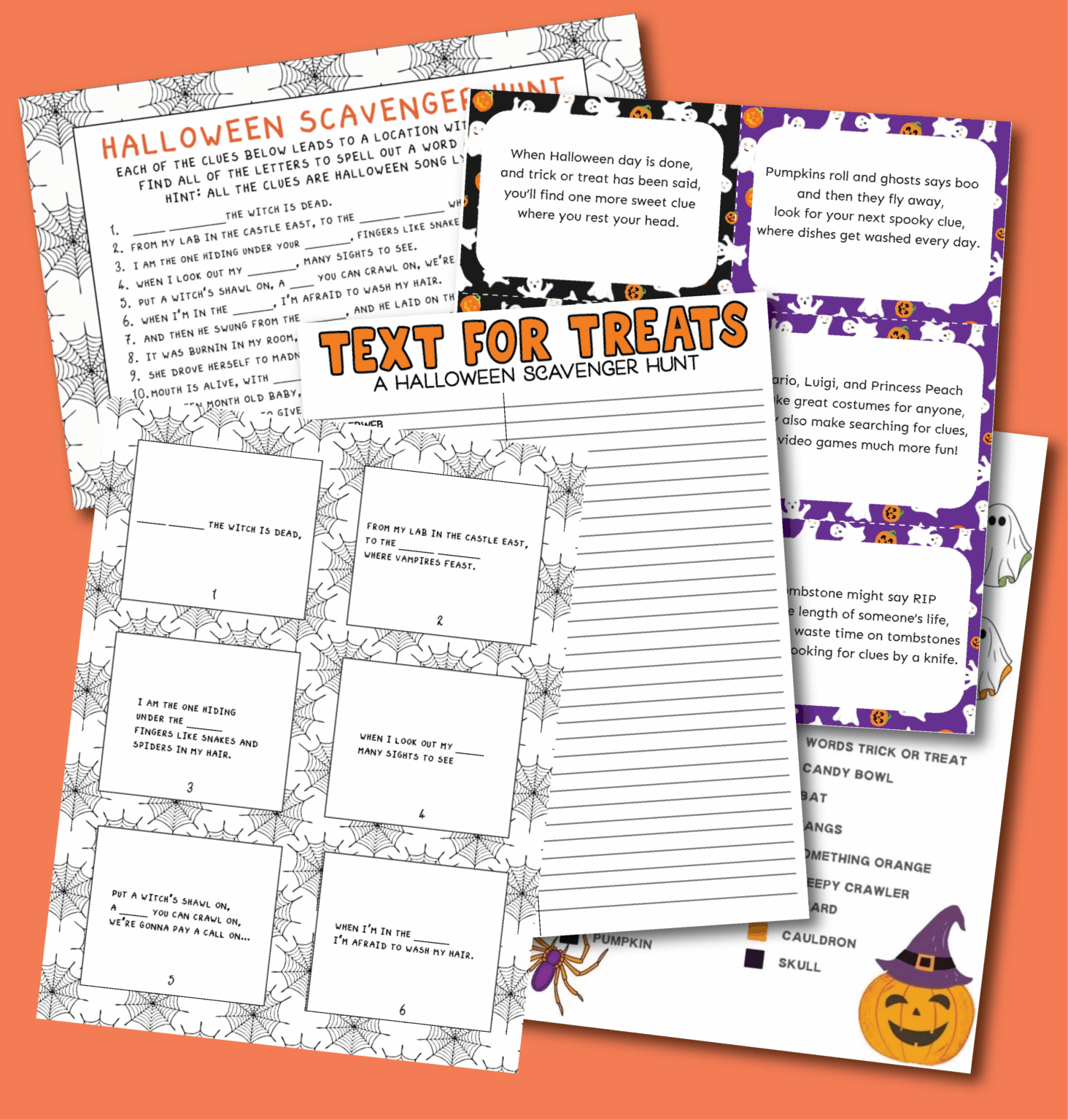 5 Fun Halloween Treasure Hunt Ideas (with Free Printables)