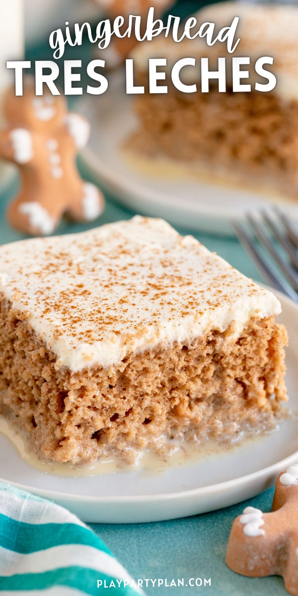 Gingerbread Tres Leches Cake - Play Party Plan