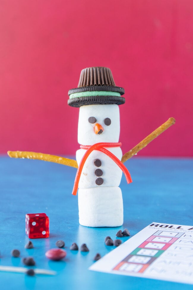 2 Fun Roll a Snowman Game Ideas {Free Printable} - Play Party Plan
