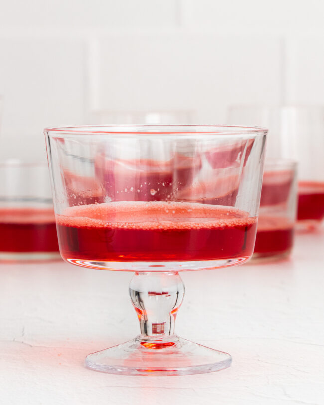 Strawberry Layered Jello Dessert - Play Party Plan