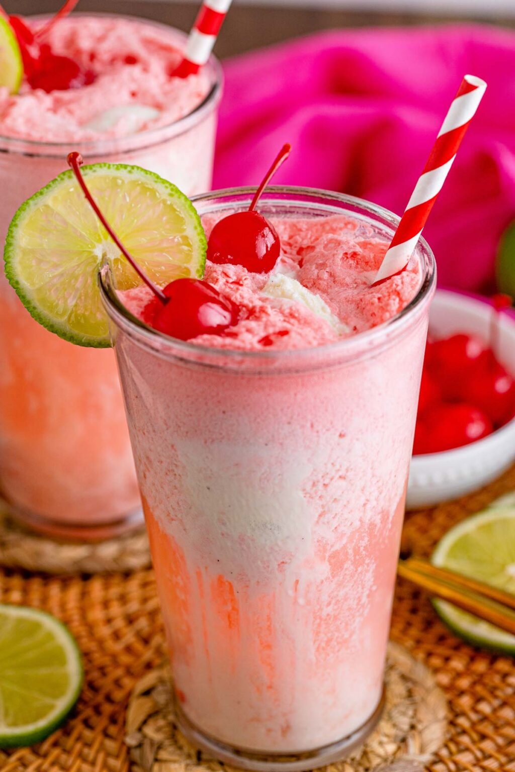 Easy Shirley Temple Ice Cream Float - Play Party Plan