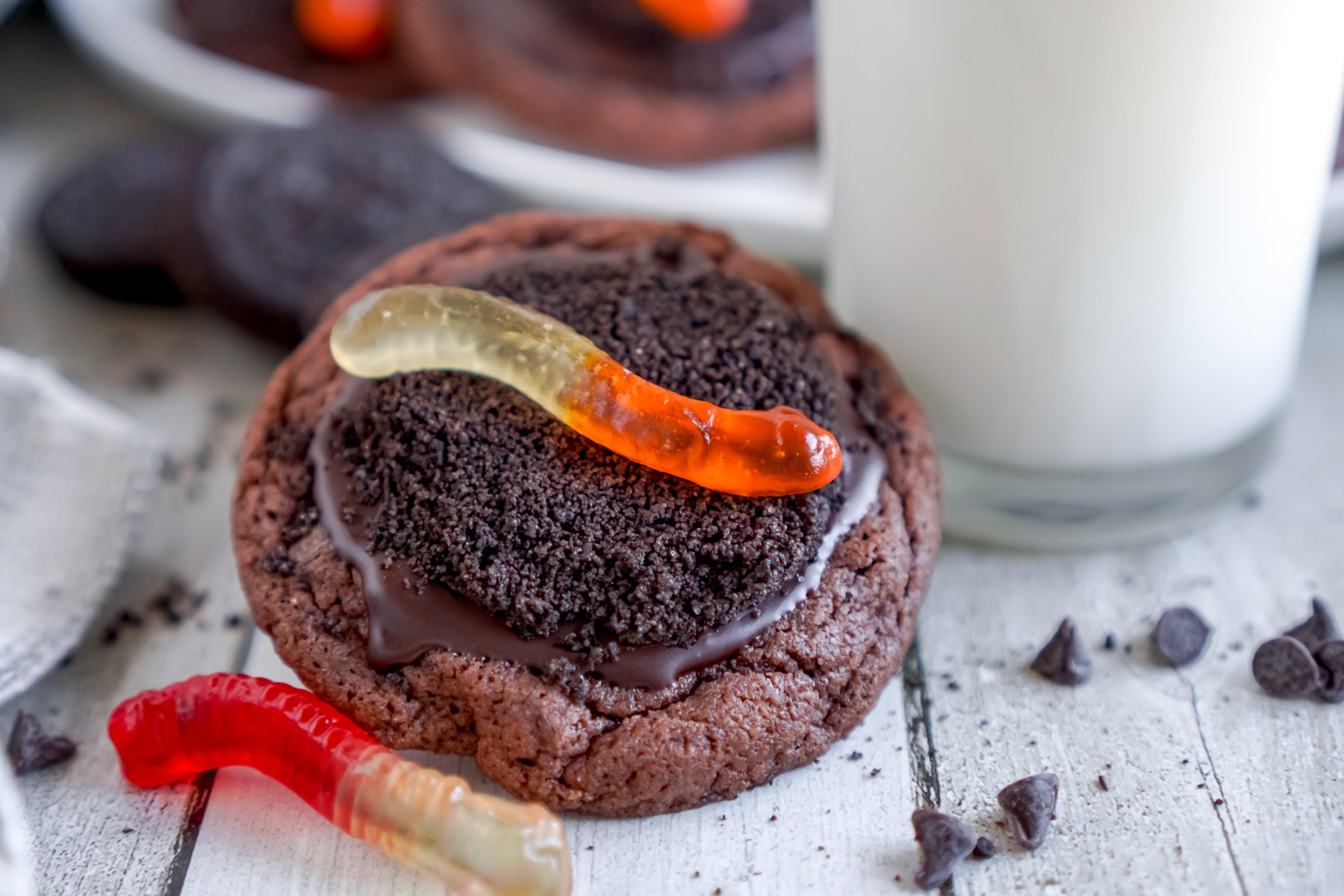 Easy Dirt Cookies (Dirt and Worms Cookies) - Play Party Plan