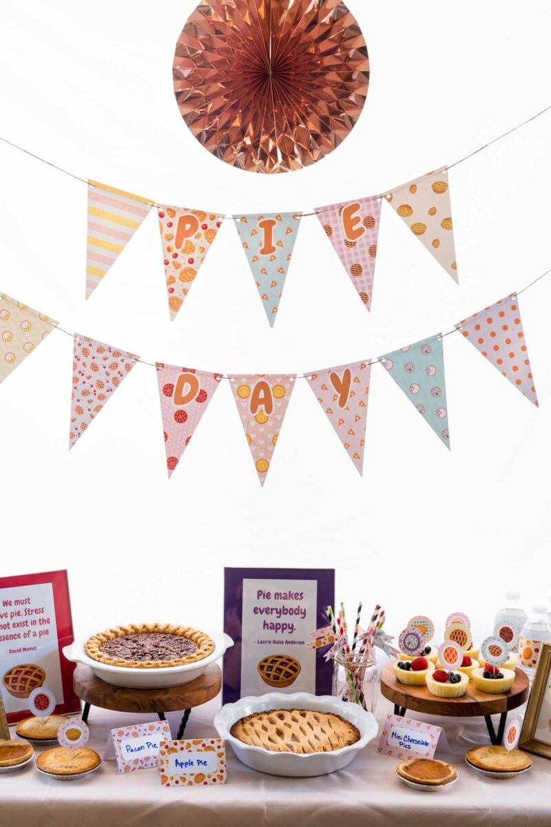 Pie Day Party Ideas {Free Printables} - Play Party Plan