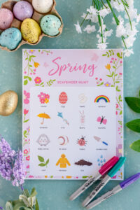 Free Printable Spring Scavenger Hunt for Kids - Play Party Plan