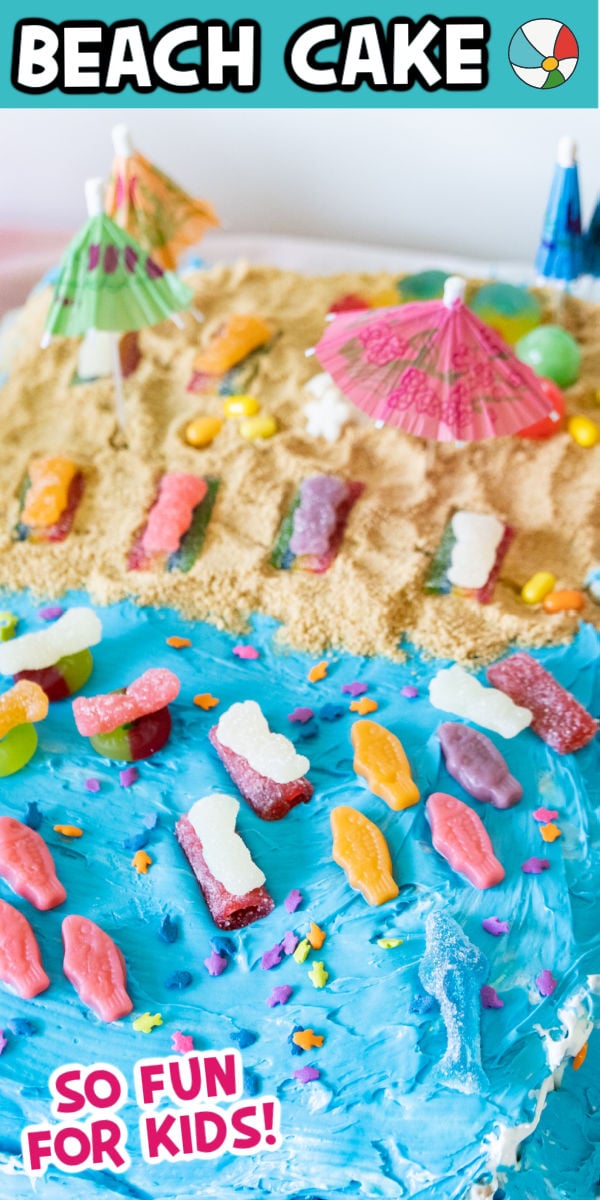 Easy Beach Cake Idea for a Summer Party - Play Party Plan