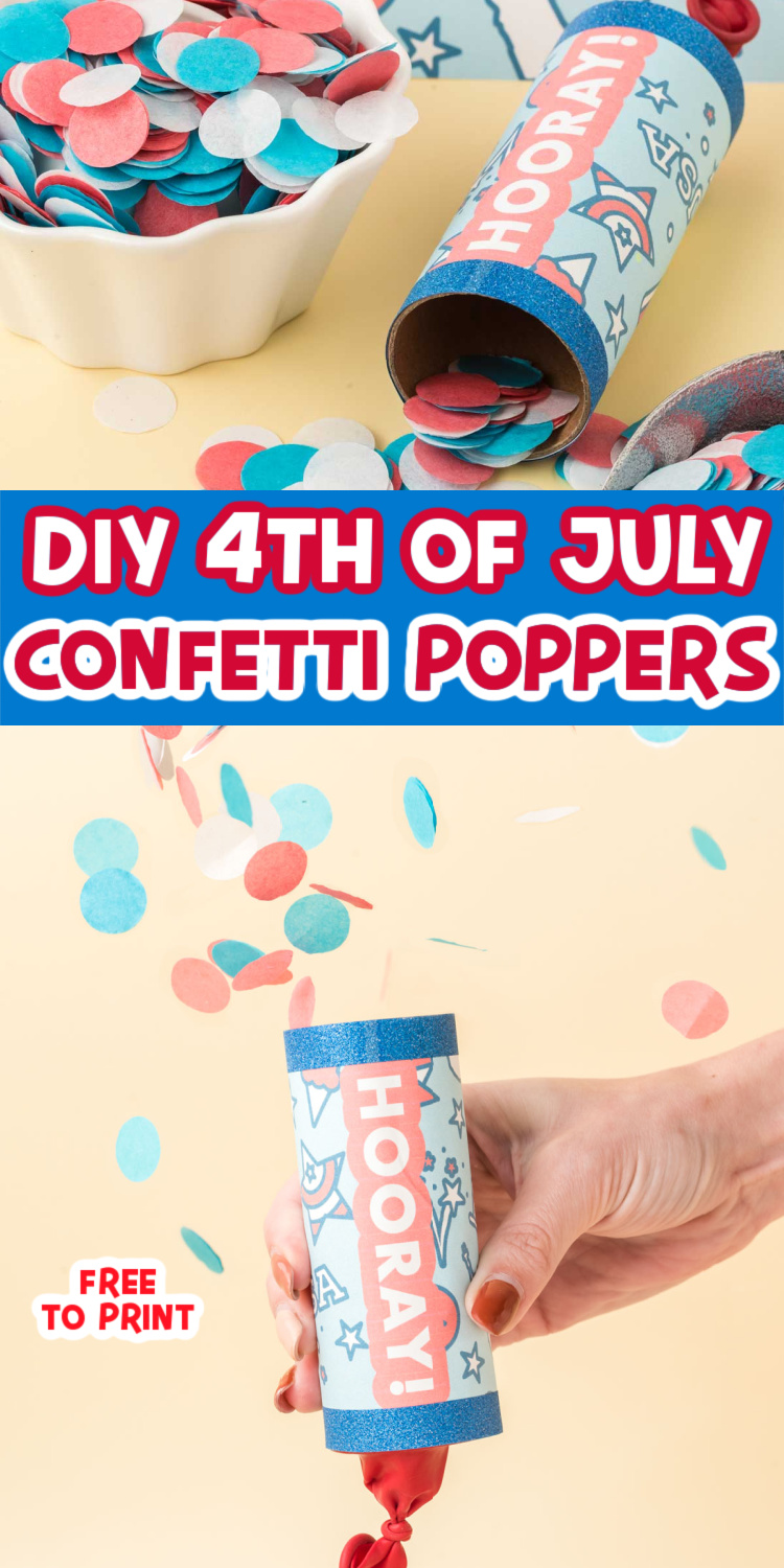 Easy DIY Confetti Poppers {4th of July Fun} - Play Party Plan
