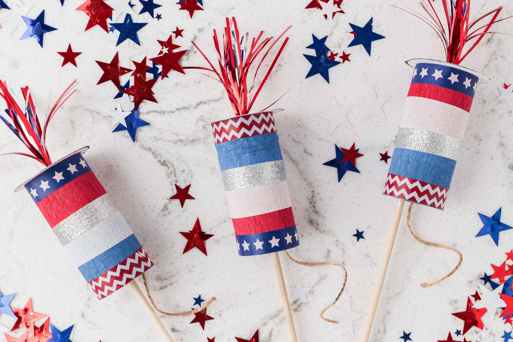 Easy Toilet Paper Roll Firework Craft for Kids - Play Party Plan