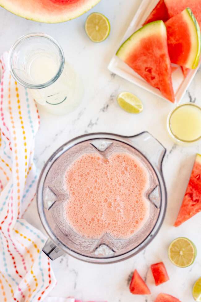 Easy Watermelon Slushie Recipe (4 Ingredients) - Play Party Plan