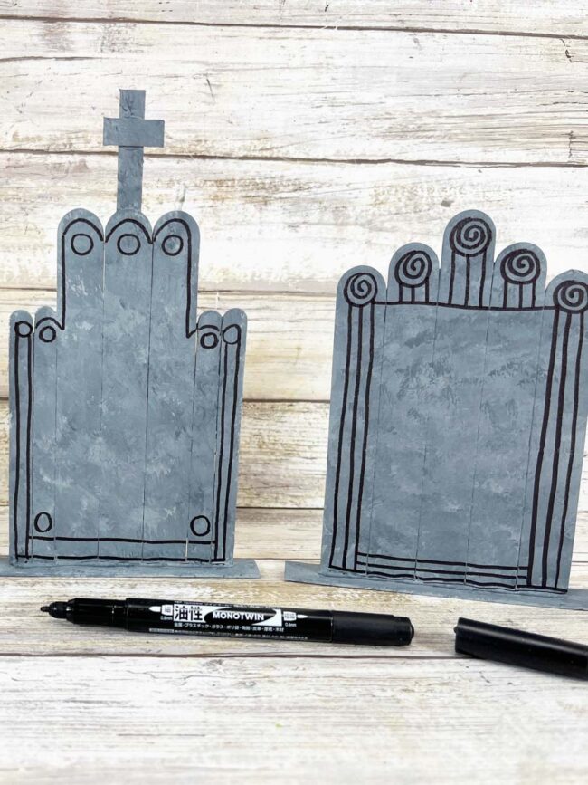 Hocus Pocus Tombstone Craft {Free Printable} - Play Party Plan