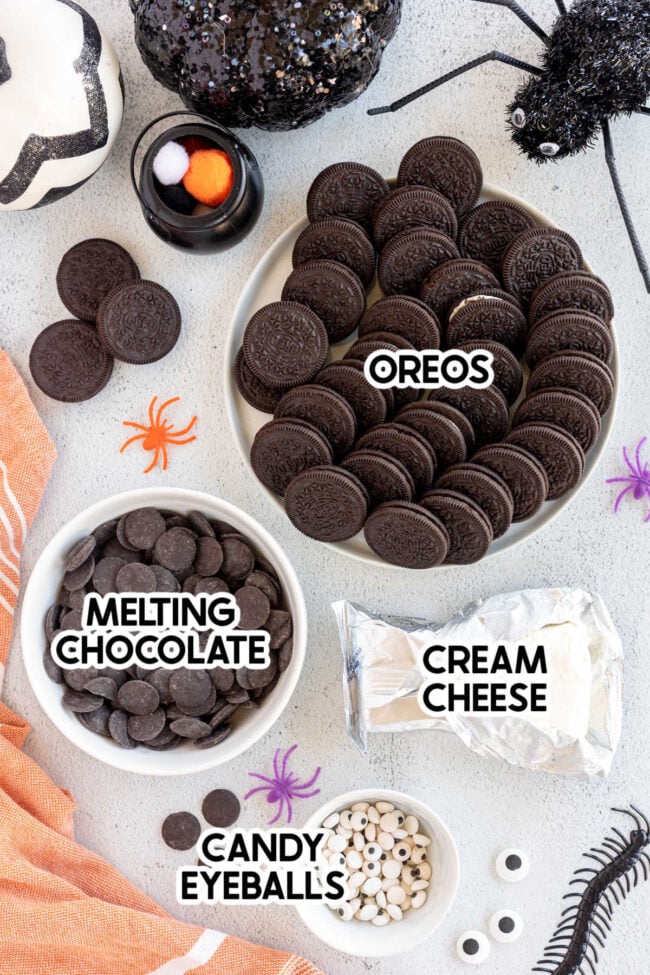 Easy Oreo Halloween Spider Treats - Play Party Plan