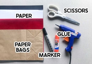 Vampire Paper Bag Halloween Craft for Kids - Play Party Plan