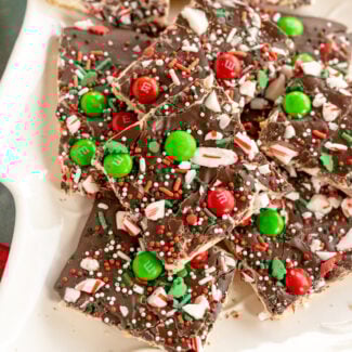 Easy Chocolate Christmas Bark Recipe - Play Party Plan