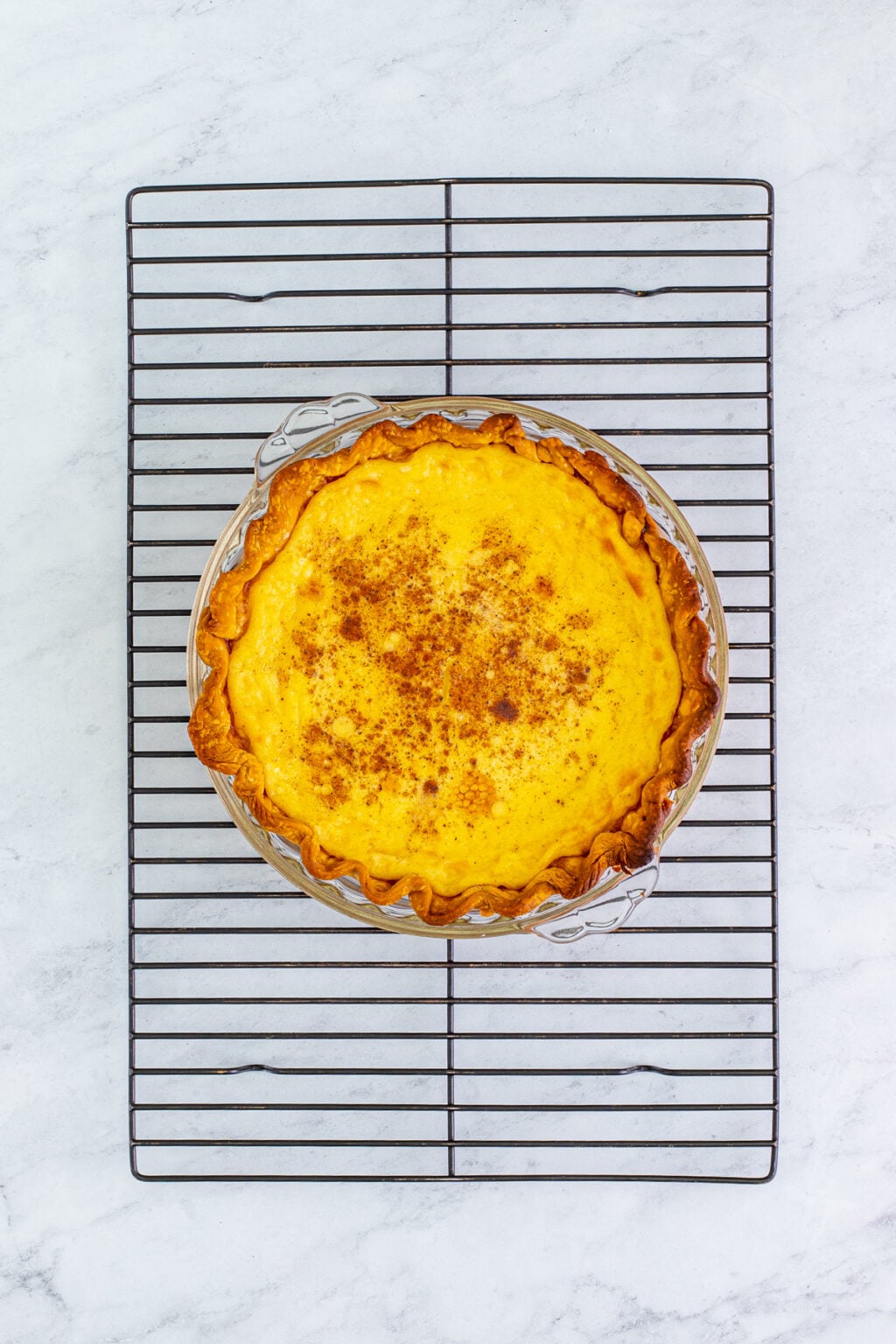 Easy Custard Pie Recipe (Old Fashioned Recipe) - Play Party Plan